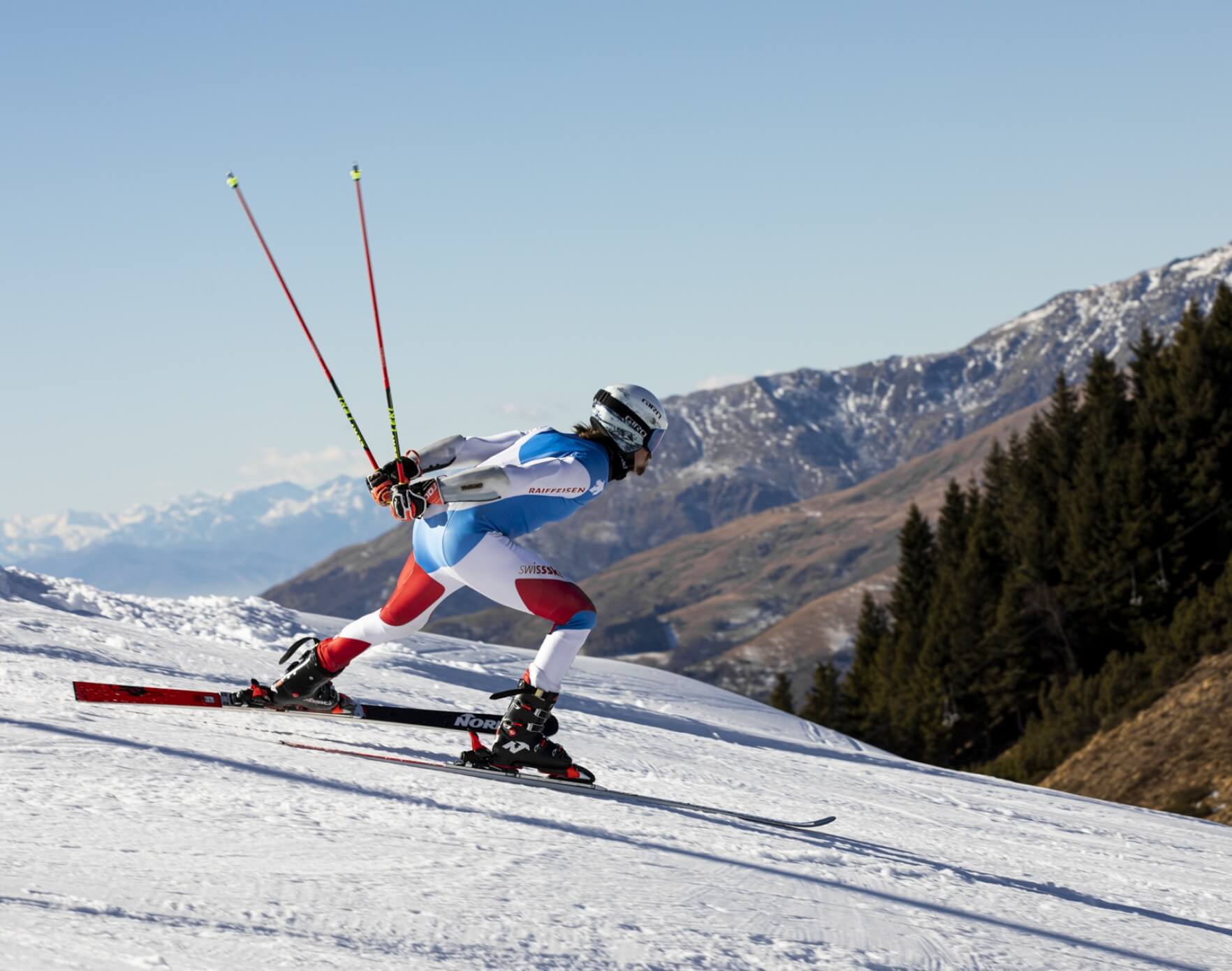 Preparation of slopes Bielmonte - Oasi Zegna Ski Racing Center